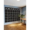 Chalkboard Calendar Wall Decal - Extra Large - Walmart.com