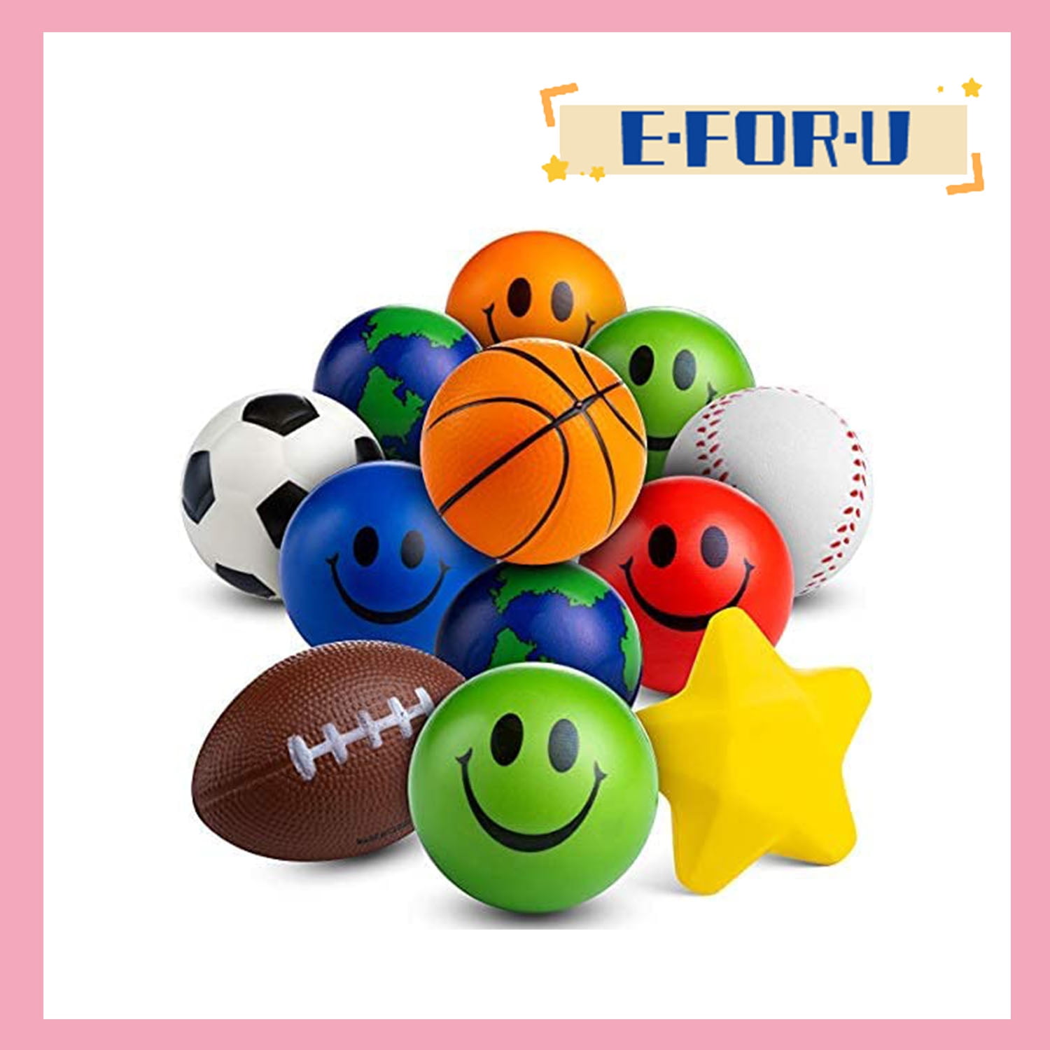 Bulk Mini Stress Balls (25 Pack) - Walmart.com