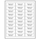 "NefLaca White Mailing Labels for Laser/Inkjet, 1"" x 2 5/8"", Pack of ...