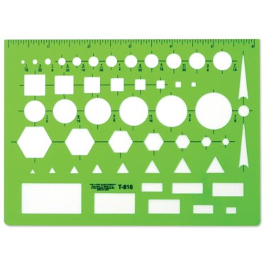 11pcs Geometric Drawing Stencils Set - Architectural Templates,Drafting ...