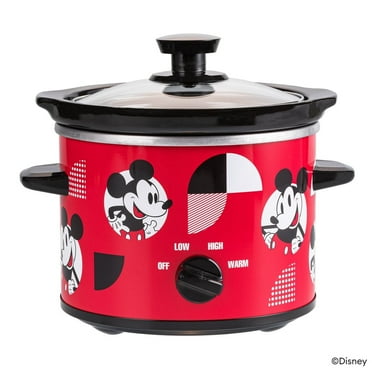 Disney Mickey Mouse 2-Quart Slow Cooker, Easy Cleaning, Adjustable ...