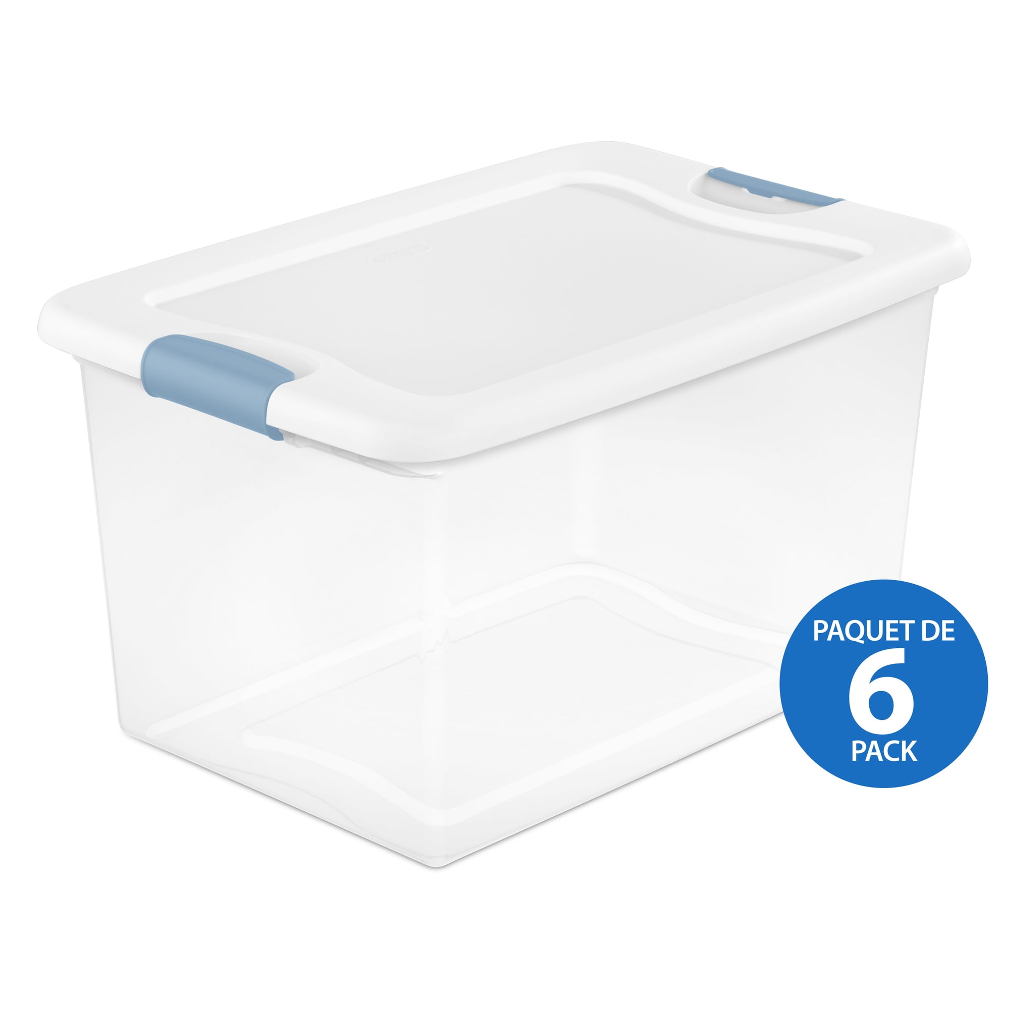 Click here for Sterilite 61 l Latching Box  Clear Plastic Storage... prices