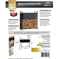 4' Ultra-Duty Firewood Rack-in-a-Box Wood Storage with Premium Steel ...