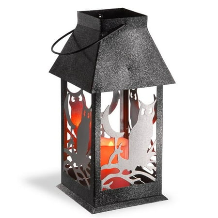 11.6 in. Owl Lantern with LED Lights | Walmart Canada
