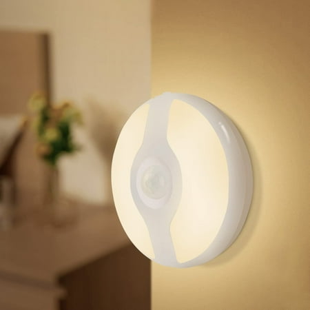 Wireless Motion Sensor Night Light 2pack Rechargeable Battery Operated ...