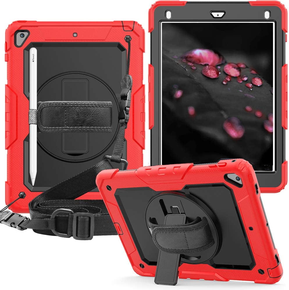 iPad 2018 9.7 Case,Shockproof Heavy Duty Protective Rugged Case with ...