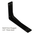 8 Inch Heavy Duty Shelf Brackets, Premium Metal Wall Bracket for Mantel ...