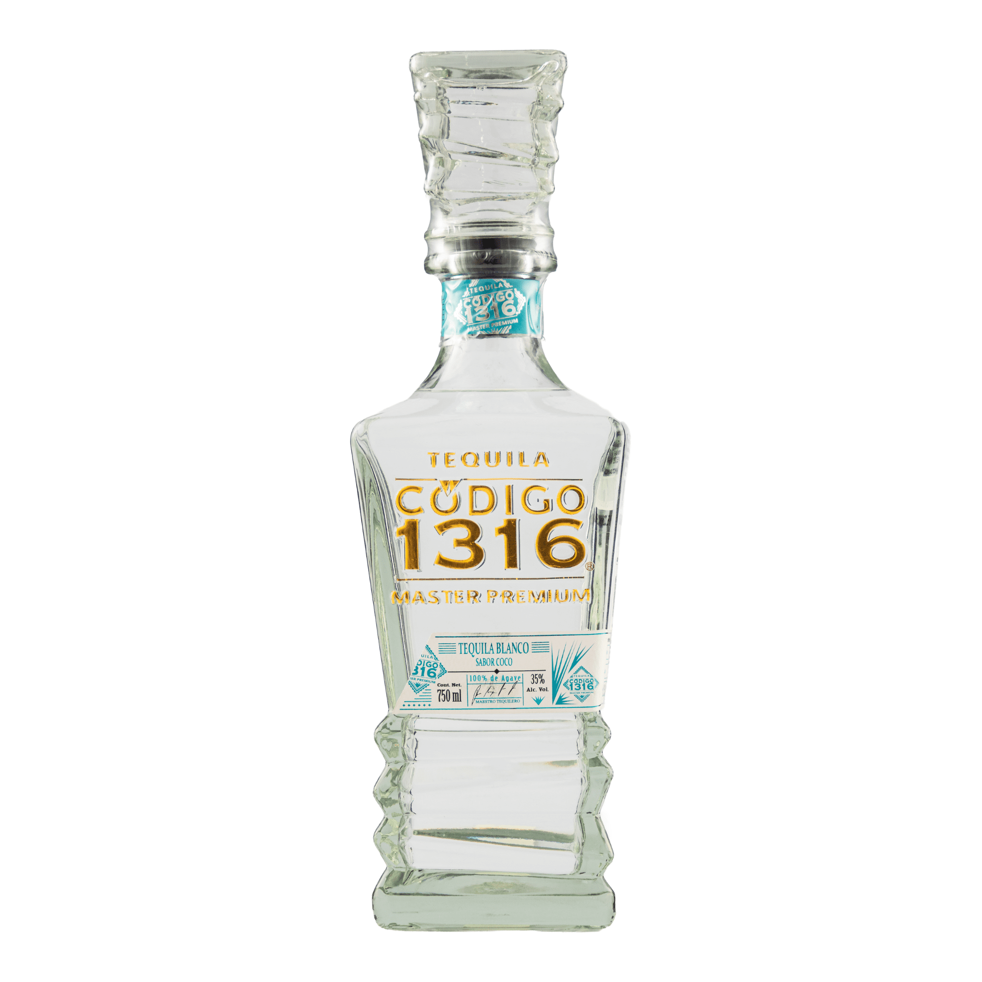 Tequila Código 1316 Blanco Coco 750 Ml Código 1316 Tequila Blanco ...