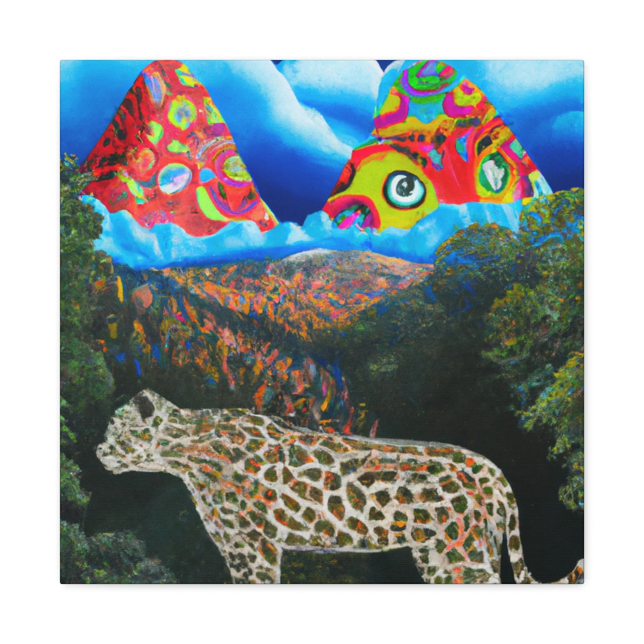 Cougar in Repose - Canvas - Walmart.com