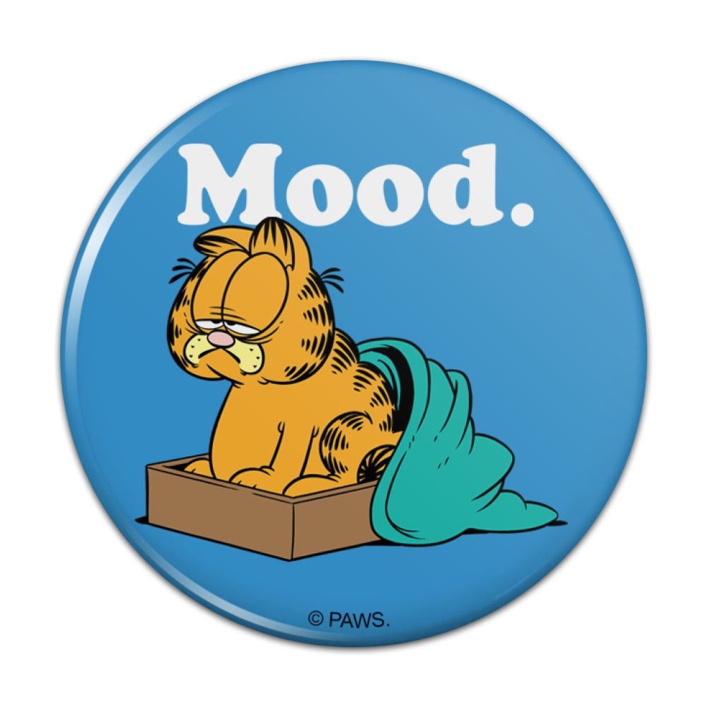 Garfield Mood Pinback Button Pin - Walmart.com