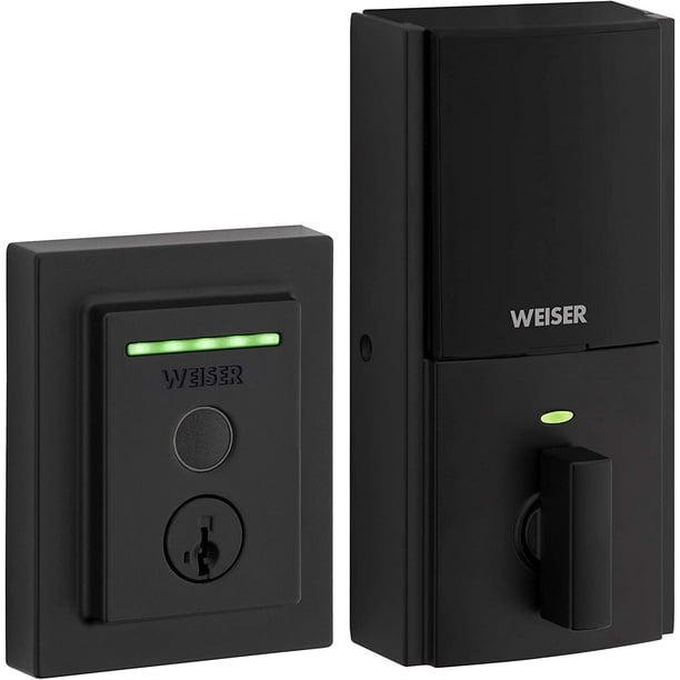 Weiser HALO Touch Fingerprint Contemporary Electronic Smart Lock WiFi ...