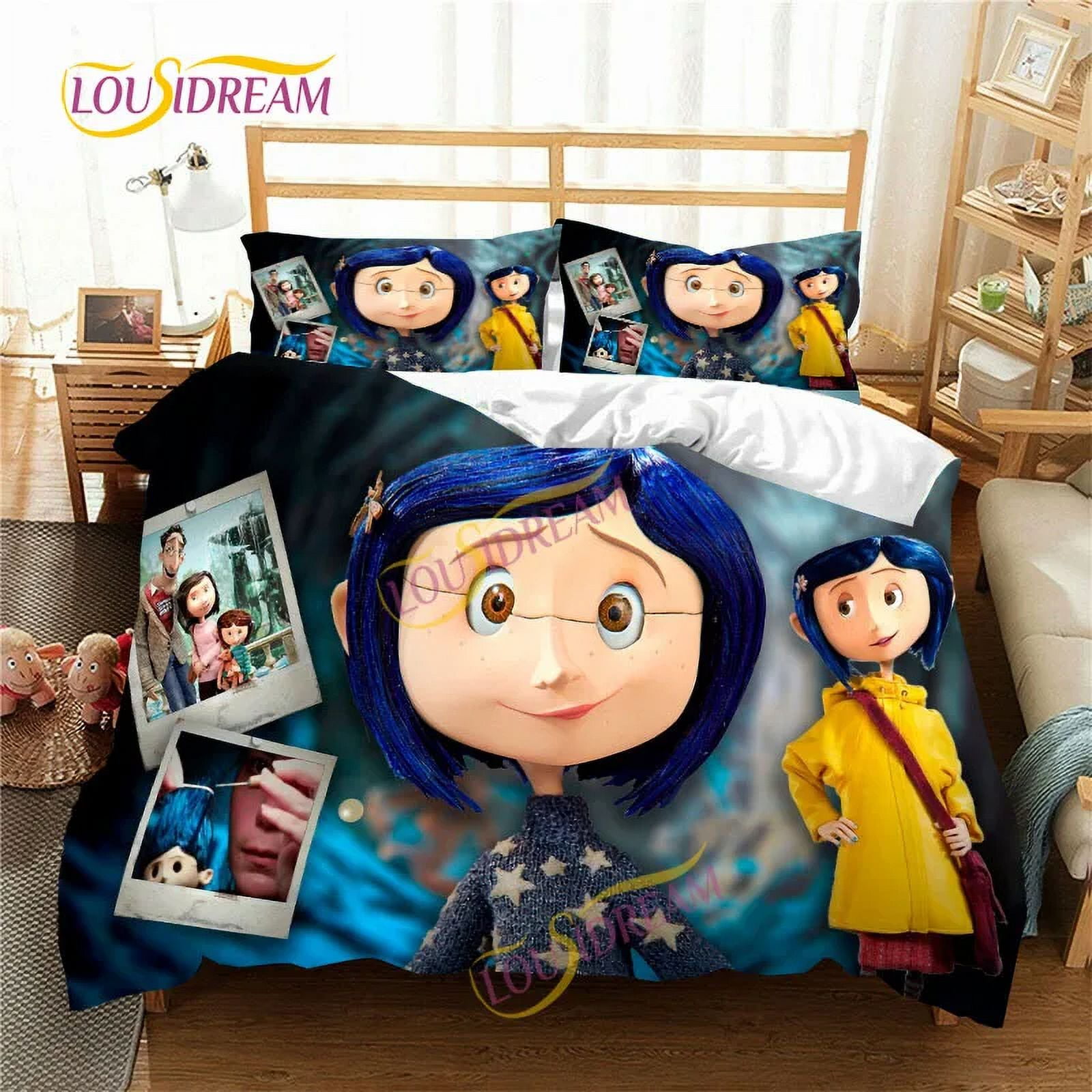 Click here for Yingd Coraline Bedding Sets Pillowcase Bed Sheet F... prices