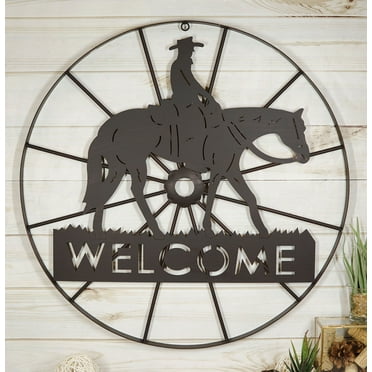 Large 24"W Rustic Western Texas Lone Star State Longhorn Bull Wall ...