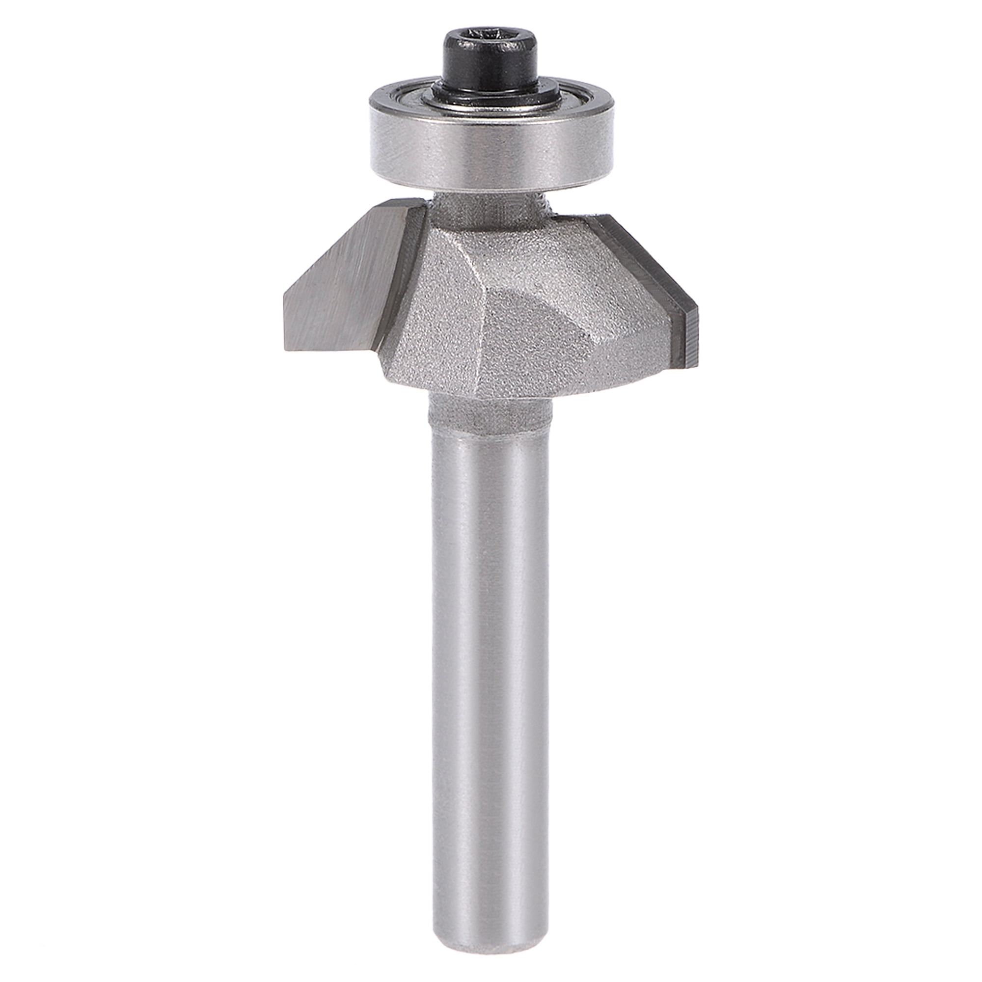 Uxcell 1/4'' Shank 1/4'' Cutting Length Ball Bearing 45 Degree Chamfer ...