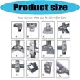 Aluminum Alloy Square Tube Connector Replacement Connection Fastener ...