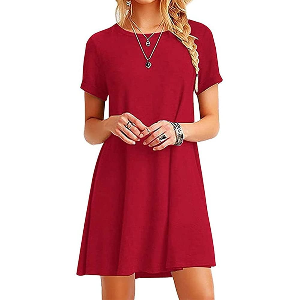 Click here for Coloody Womens Casual Round Neck Short Sleeve Tshi... prices