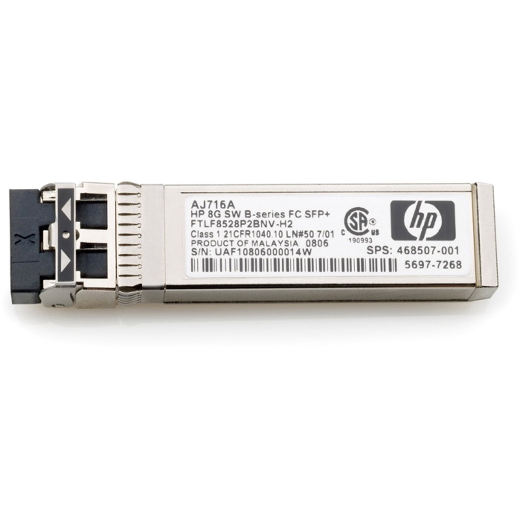 HPE MSA 8Gb Short Wave Fibre Channel SFP+ 4-pack Transceiver - Walmart.com