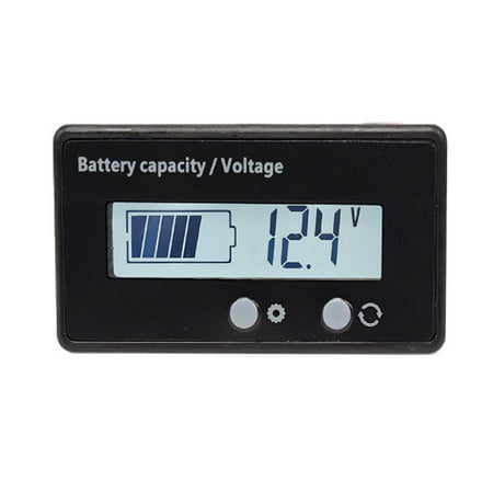 Battery Capacity Voltage Meter with Capacity Voltage Monitor 2-in-1 ...