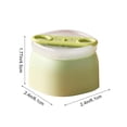 Individual Silicone Ice Molds with Lids BPA Free Baby Food Trays ...