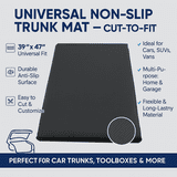 "Dependable Industries Black Universal Cargo Trunk Mat, Cut-to-Fit, 39. ...