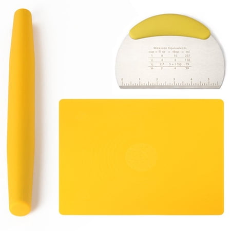 New Arrival Large Silicone Pastry Mat Set Measuring Counter Mat Dough ...