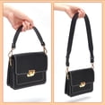 2Pcs 2 Style PU Leather Bag Handles with Alloy Swivel Clasp for Bag ...