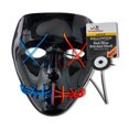 Way to Celebrate Unisex Red and Blue Light-Up Stitched Black Plastic ...