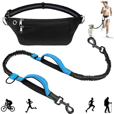 Hands Free 5FT-8FT Waist Leash with Reflective Stitches Extra Long ...