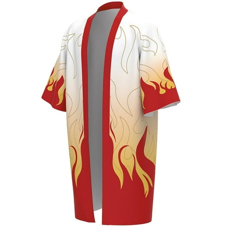 Ghost Slayer Anime Kimono Jacket Set Bathrobe Two-dimensional Cloak ...