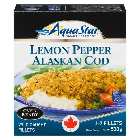 Lemon Pepper Oven Ready Alaskan Cod | Walmart Canada