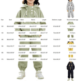 CPNG Girls 2 Piece Hooded Sweatsuit Set Color Blocked Zip Up Button ...