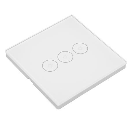 Smart Touch Wall Switch, Timer Function 3 Gang APP Control WiFi Smart ...