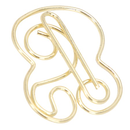 Dioche Cute Paperclip Anti-Rust Decorative Metal Paperclip Scrapbook ...