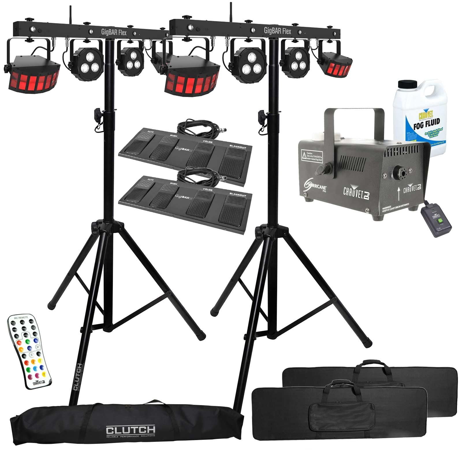 (2) Chauvet DJ GigBar Flex Pack-n-Go Effect Lighting Systems with ...