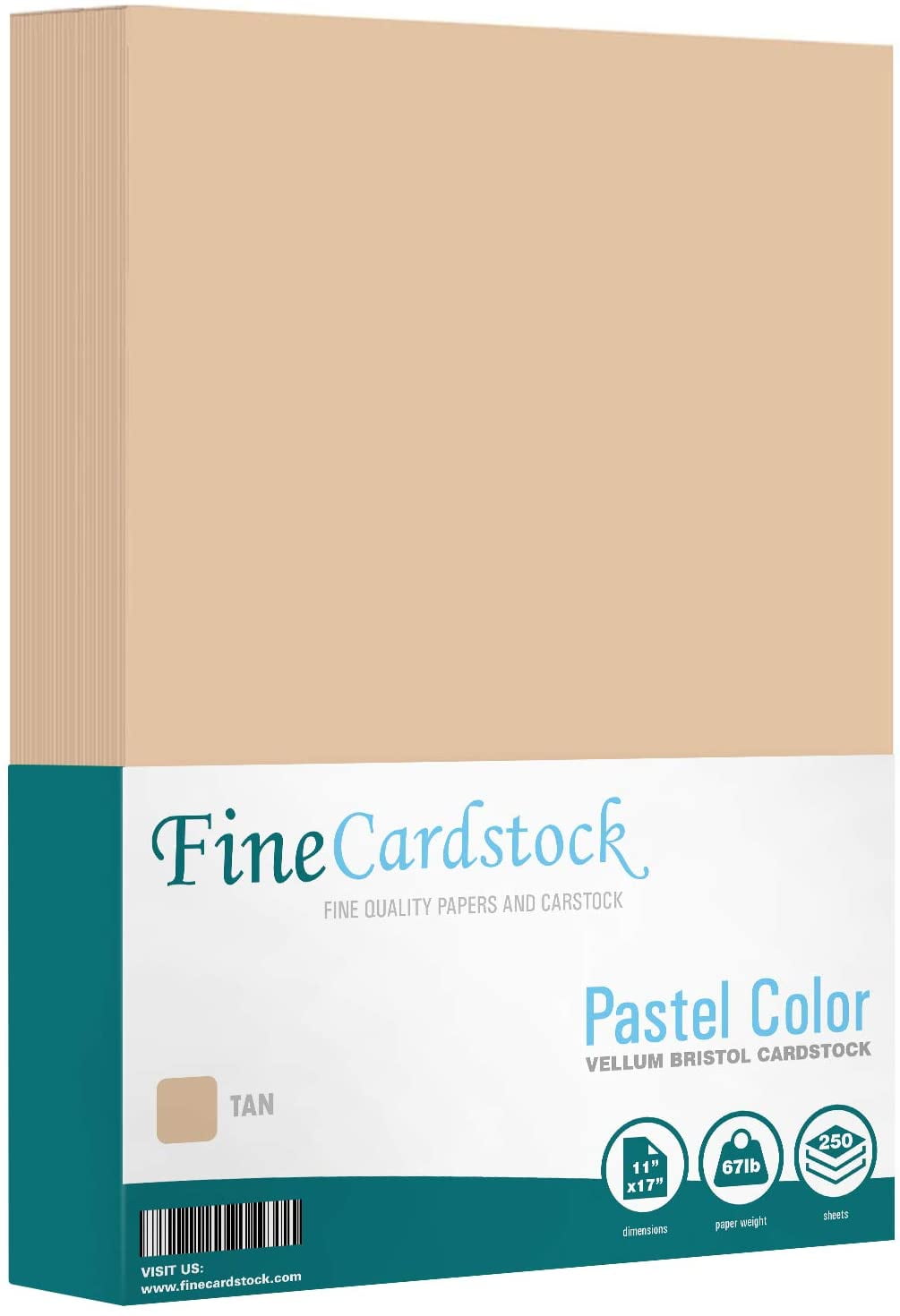 Tan Pastel Color Cardstock Paper — Great for Arts and Crafts, Wedding ...