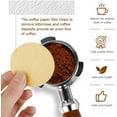 Round coffee filter paper, 100 pieces espresso paper filters, 58 mm ...