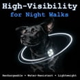 ABCISI Dog Collar Light, USB-C Rechargeable LED Dog Safety Light, Clip ...