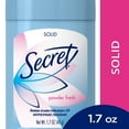 Secret Solid Antiperspirant and Deodorant Shower, Powder Fresh, 1.7 oz ...