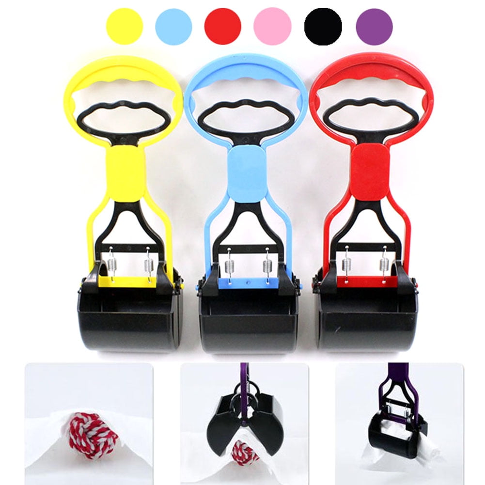 IKemiter Cat Dog Pooper Scooper Waste Easy Pickup Walking Pet Puppy Poo ...
