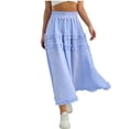 Bixock Girls Casual Dress Kids Layered Ruffle Skirt Casual Boho Skirt ...