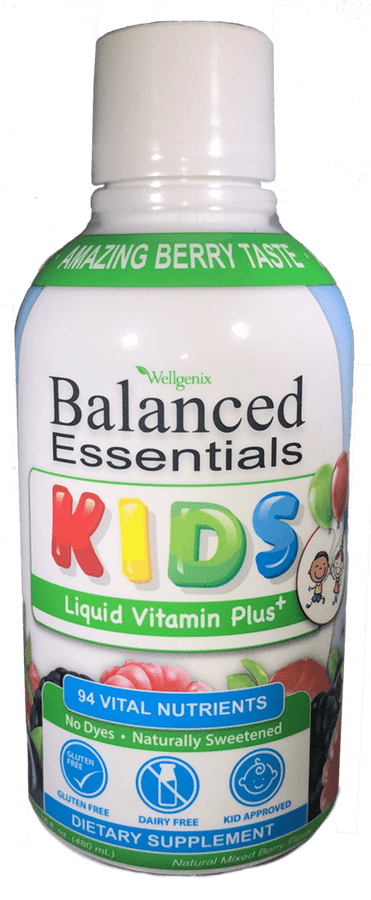 Buy Balanced Essentials Kids Liquid Multivitamin 16 oz Online in India ...
