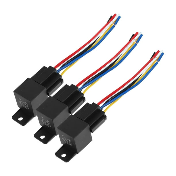 Unique Bargains 3 Pcs DC 36V 40A SPDT Automotive Car Relay 5 Pin 5 ...