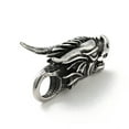 304 Stainless Steel Pendants Dragon Silver 41.5x20x18.5mm Hole: 8.5mm ...