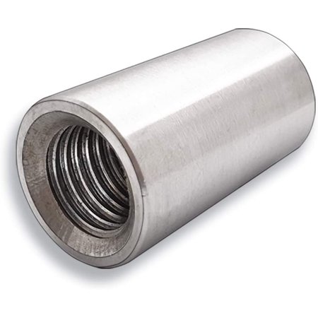 Stainless Steel A2 Round Threaded Sleeve - Connecting Nut - V2A - Round ...