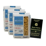DeLallo Organic Whole Wheat Italian Pasta | Orzo No. 65 (16 Ounces) 3 ...