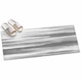 Abstract Grey Texture Pattern Rectangle Rug 2'x6' Vintage Striped ...