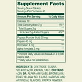 Spring Valley Papaya Enzyme Complex Chewable Tablets Dietary Supplement ...