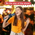 Core Innovations Bluetooth Karaoke Microphone with LED Lights, HD ...