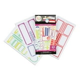 Happy Planner Sticker Book, 30 Sheets, Essential Boxes, Borders, 831 ...