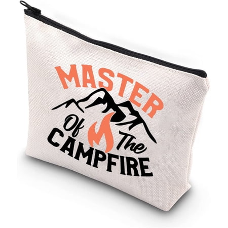 Camping Makeup Bag Master of The Campfire RV Camper Cosmetic Bag for ...